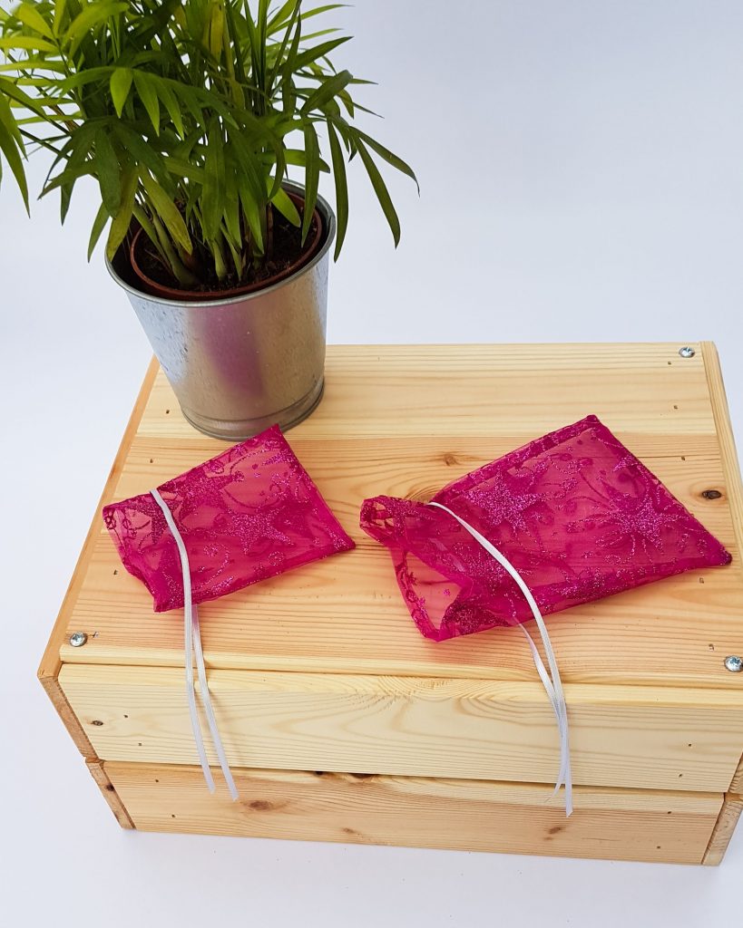 Pink Lacy Gift Bag (Small)/Jewellery Gift Bag/Handmade Unique - The ...